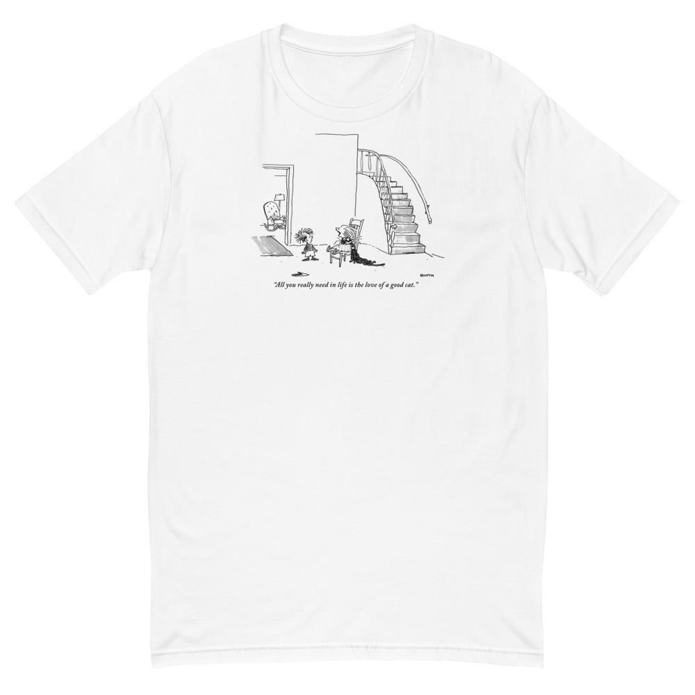 The Love Of A Good Cat T Shirt CartoonStock the-love-of-a-good-cat-t-shirt-cartoonstock
