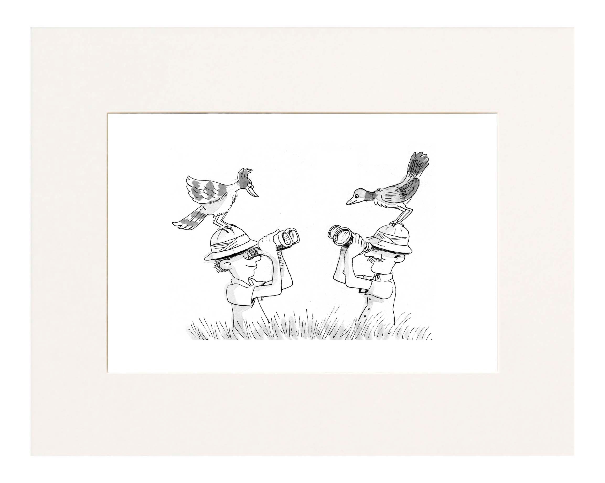Andrew Toos Bird Watchers Cartoon Print – CartoonStock