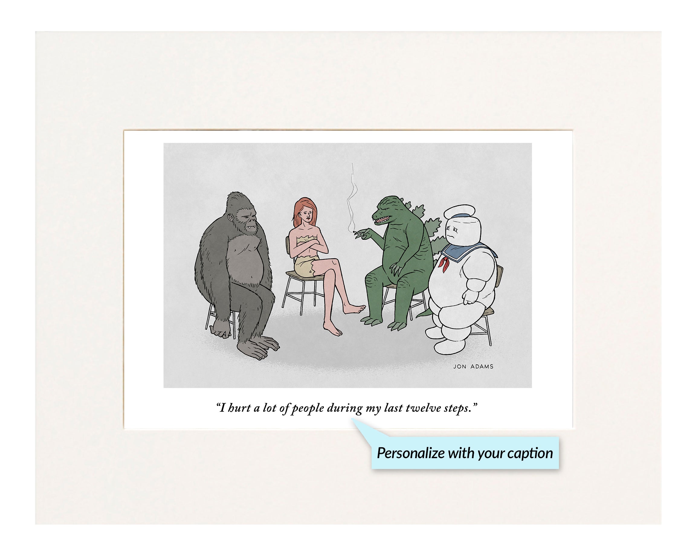 Jon Adams Caption Contest 157 (Personalized) Cartoon Print – CartoonStock