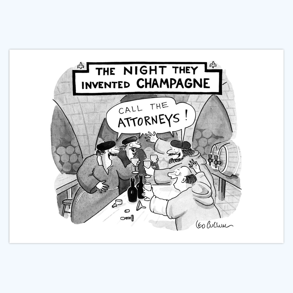 Leo Cullum: "The night they invented champagne." - 5x7 Holiday Cards ...